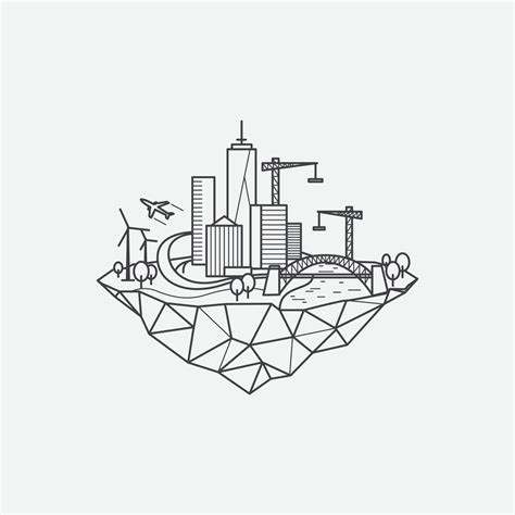 Floating City Drawing