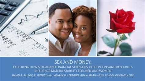 Sex And Money Exploring How Sexual And Financial Stressors
