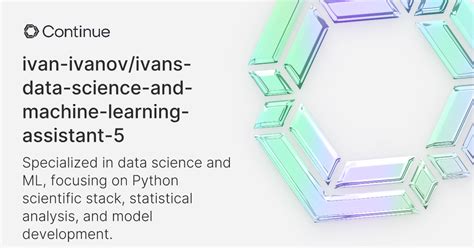 Ivan Ivanov Ivans Data Science And Machine Learning Assistant 5