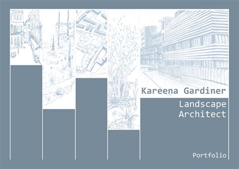 Landscape Architecture Portfolio Cover