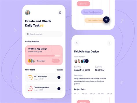 Task Manager App By App Ninja For Uihut Ui Ux Design Agency On Dribbble