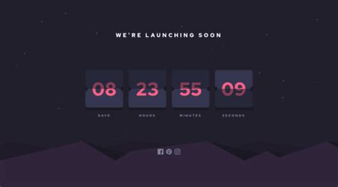 Frontend Mentor Countdown Timer Coding Challenge Solution