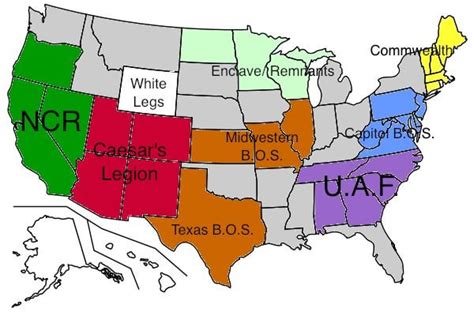 This Map Shows What Faction Controls Each Area Map Of Usa From