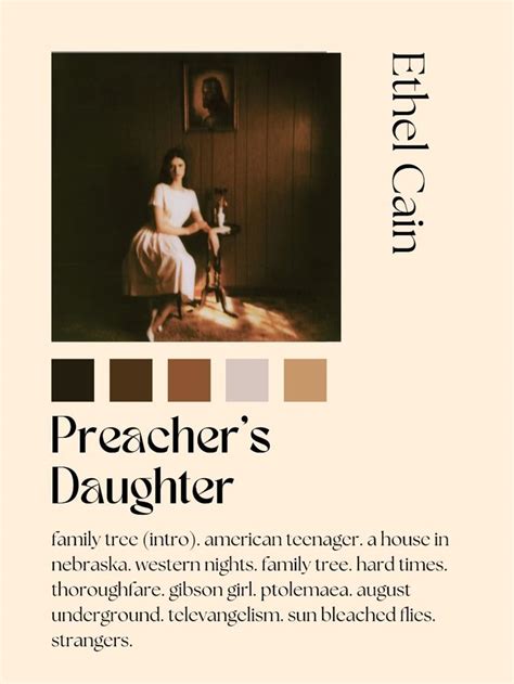 Preachers Daughter Album Poster Mother Dearest Music Poster Preacher
