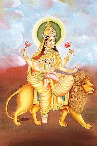 Navratri Day 5 Maa Skandamata Mantra Bhog Images Colour To Wear