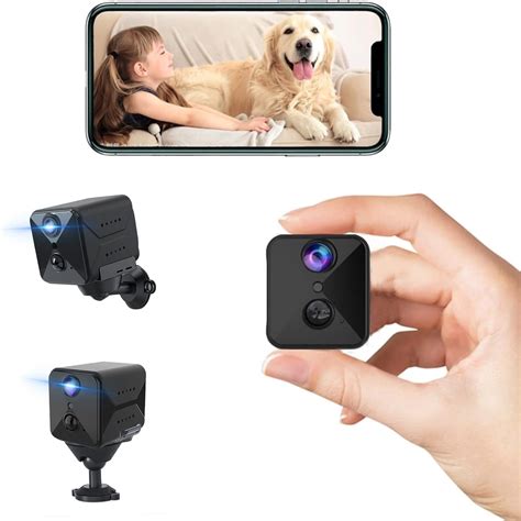 Mini Spy Camera Wifi Wireless Hidden Cameras For Home Security 1080p Hd Small Nanny Cam