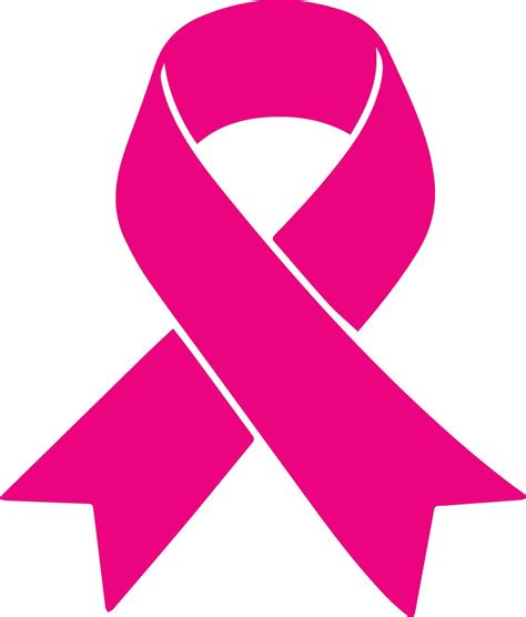 Pink Ribbon Breast Cancer Awareness Clip Art 56583618 Vector Art At
