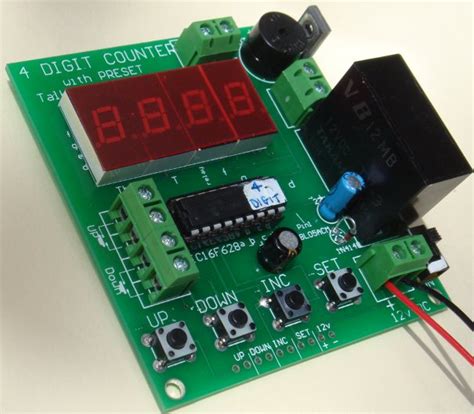 4 digit up down counter