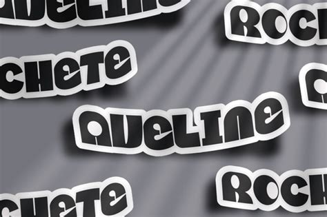 Round Block Display Serif Typeface Decorative Ft Typeface And Design