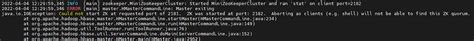 [hbase] could not start zk at requested port of 2181 해결