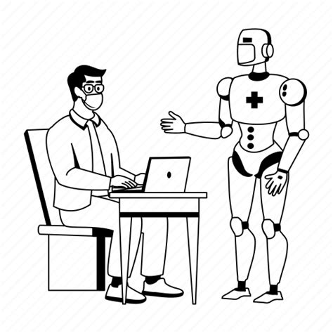 Robot Engineer Ai Automation Robotics Technology Icon Download On Iconfinder