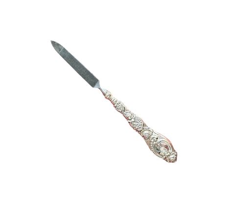 Antique 1898 Simons Bros 6 12 Sterling Silver Ornate Nail File Etsy
