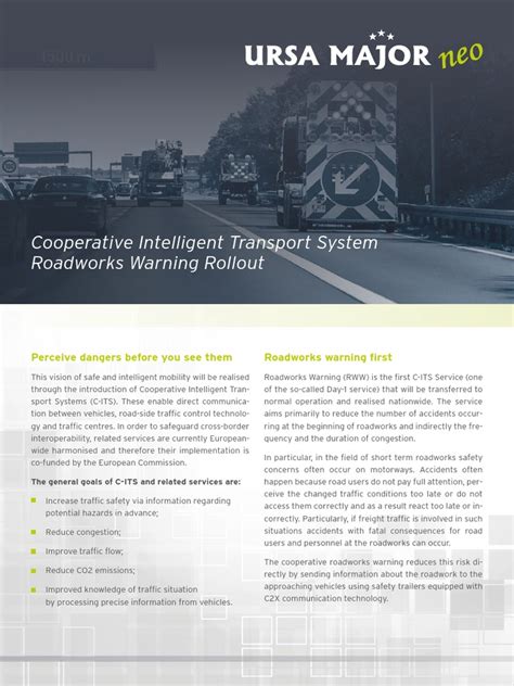 Cooperative Intelligent Transport System Rww Pdf Traffic Transport