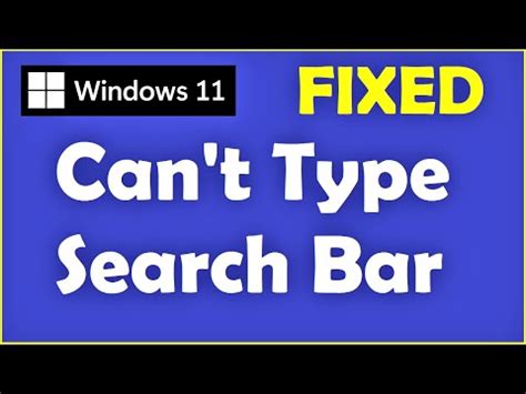Windows How To Fix Can T Type In Windows Search Bar