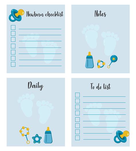 Checklist To Do List Place To Take Notes For Mom Checklist For The