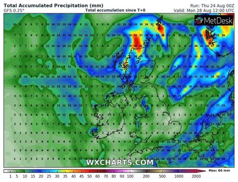 Uk Storm Forecast Met Office Confirms Bank Holiday Wash Out Weather