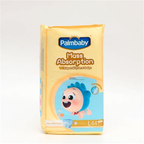 Подгузники-трусики Palmbaby L 9-14 кг, по японской технологии, 44 шт ...