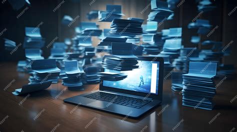 Streamlining Document Management System With Database Technology Premium Ai Generated Image