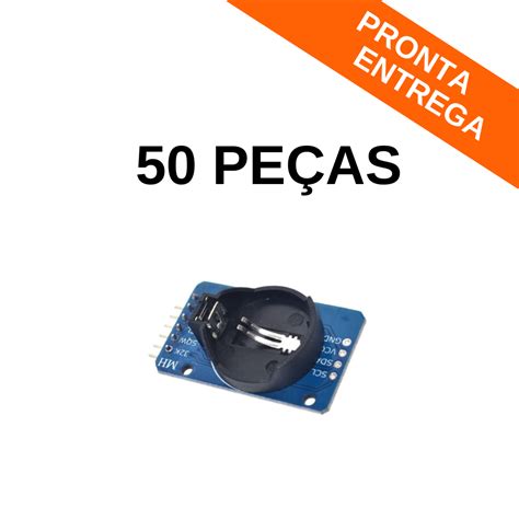 Kit 50 Peças Módulo Arduino Real Time Clock Rtc Ds3231 Módulos Achei Componentes Eletrônicos