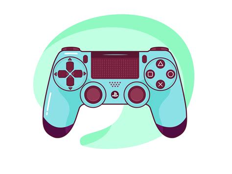 Ps4 Controller Vector