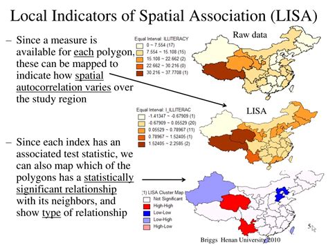 Ppt Local Measures Of Spatial Autocorrelation Powerpoint Presentation Id9449293