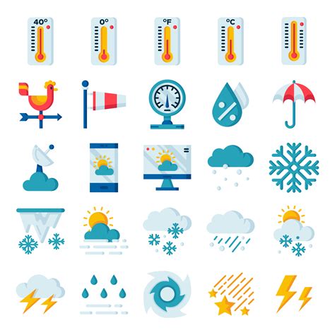 Weather Icons Pack 465679 Vector Art At Vecteezy