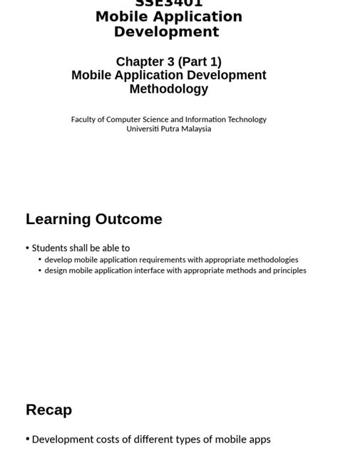 Chapter 3 Mobile Application Development Methodology Part 1 Pdf