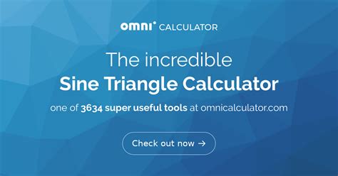 Sine Triangle Calculator