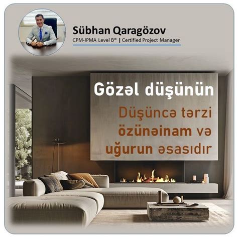 Sübhan Qaragözov Cpm Ipma Level B®️ Pmp®️ Posted On Linkedin