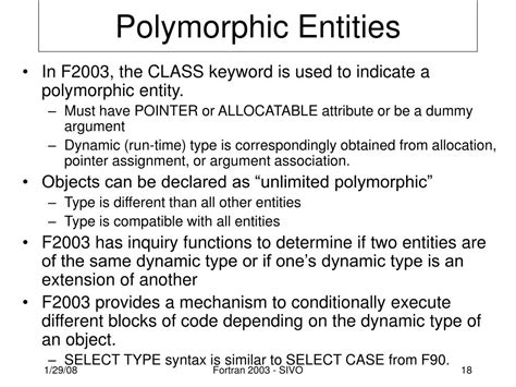 Ppt Introduction To The Fortran 2003 Standard Powerpoint Presentation Id4282034