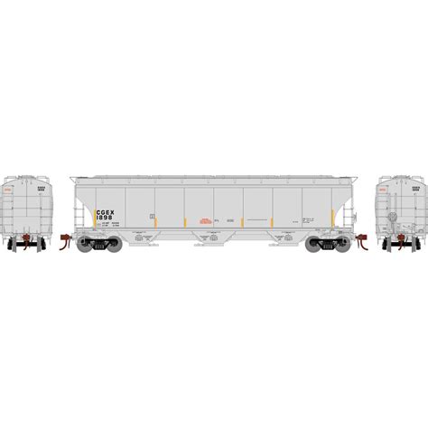 Ho Gen Trinity 5161 Covered Hopper Cgex 1898 Model Train Athearn