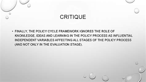 Presentation On Theories Of The Policy Cycle Group Presentation On Theories Of The Policy Cycle Group