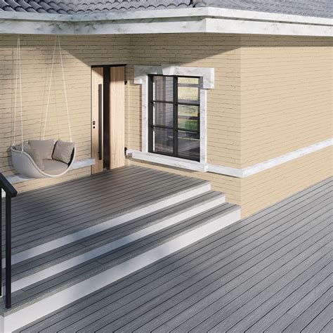 Wpc Decking Trims Edge Seal Grey 3 6m Greta Grove