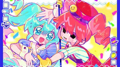 Hatsune Miku And Kasane Teto Mesmerizer Drawn By Chou Ji Yun Danbooru