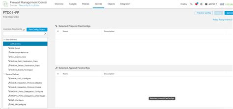 remove or modify netflow configuration using flexconfig cisco