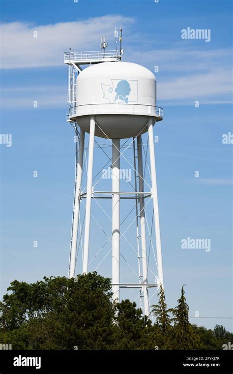George Wa Usa May 26 2021 The Water Tower With Image In George