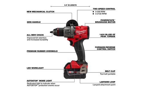 Milwaukee Tool 2903 22 Milwaukee M18 Fuel Brushless 12 In Drill