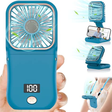 Handheld Fan Rechargeable Usb Mini Folding Portable Hand Fan Small Personal Silent Desk Fan