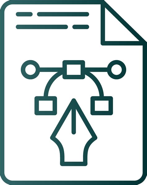 File Line Gradient Icon 43647060 Vector Art At Vecteezy