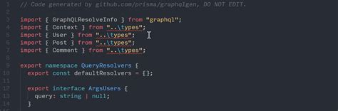 incorrect import paths in generated file · issue 207 · prisma labs