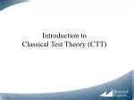 PPT Introduction To Classical And Modern Test Theory PowerPoint Presentation ID 2010981