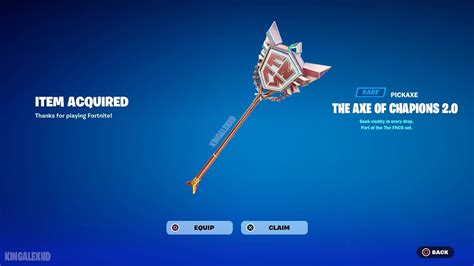 How To Get The Axe Of Champion 20 Pickaxe Free And Release Date Fortnite Unlocked Axe Of How To Get The Axe Of Champion 20 Pickaxe Free And Release Date Fortnite Unlocked Axe Of