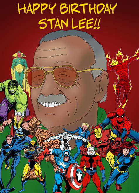 Happy Birthday Stan Lee By David Heath On Deviantart