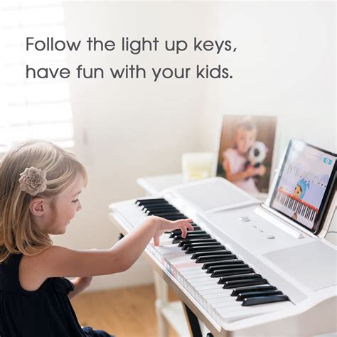 The One Smart Piano Keyboard With Lighted Keys Electronic Piano 61 Keys Electronic Midi The One Smart Piano Keyboard With Lighted Keys Electronic Piano 61 Keys Electronic Midi