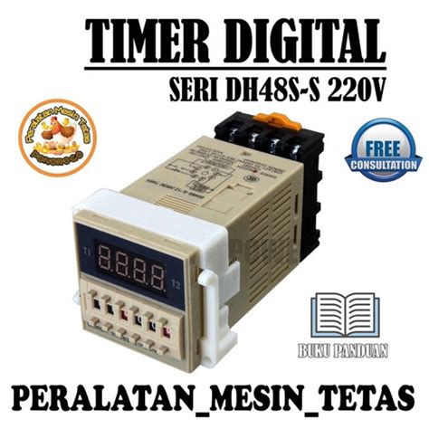 Jual DH48S S Timer Digital Timer Ac Timer Relay Untuk Mesin Tetas Dll DH48S S BIASA Kab