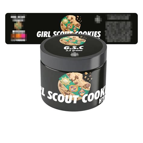 Girl Scout Cookies 60ml Glass Jar Labels 2oz Jar Stickers Pressitin