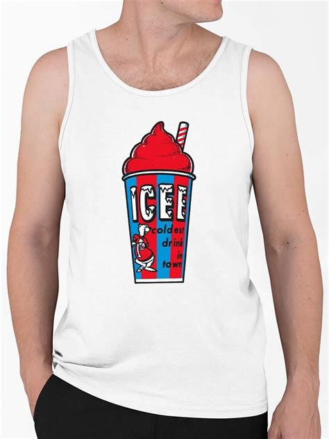Classic Cup Design Retro Icee Coldest Drink In Town Graphic Mens