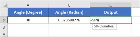 an overview of sin function microsoft excel excelgraduate