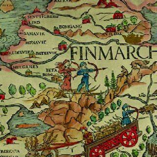 Skridfinne Detalje Fra Olaus Magnus Carta Marina Download