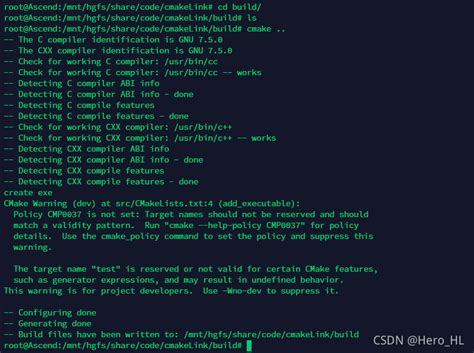 Cmake创建库和使用库工程示例（多个cmakelists） Csdn博客